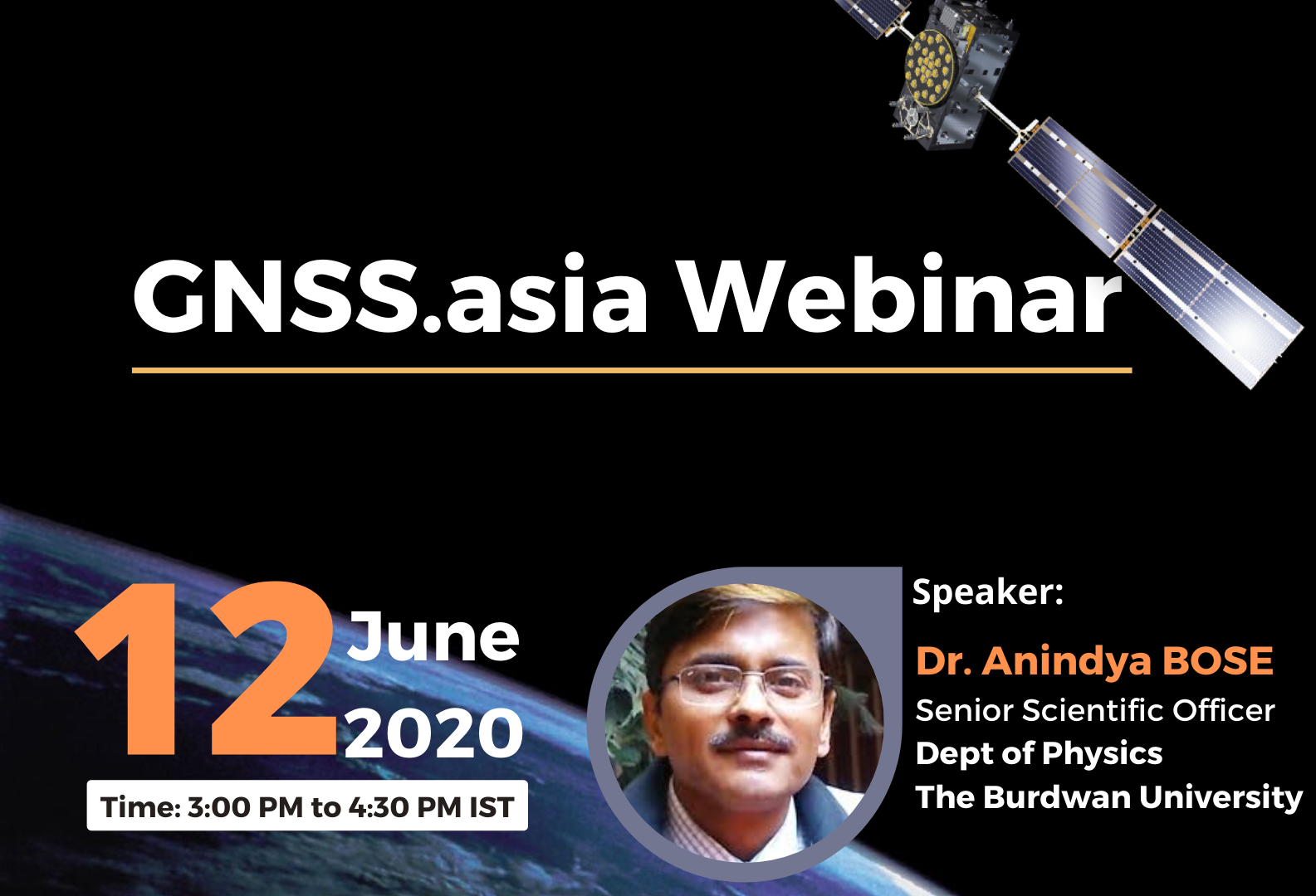 Webinar "Using GNSS Technology (Galileo and NavIC)" - GNSS.asia